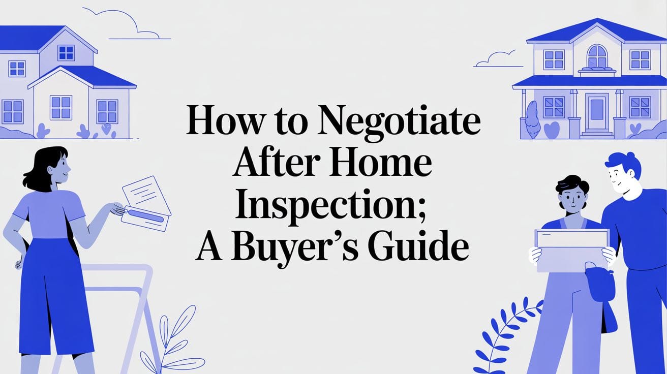 How to negotiate after home inspection: A Buyer's Guide
