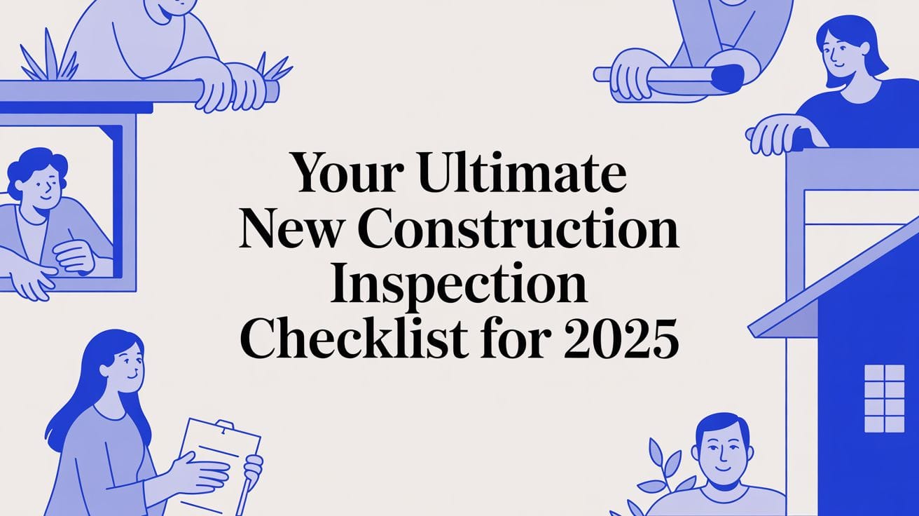Your Ultimate New Construction Inspection Checklist for 2025