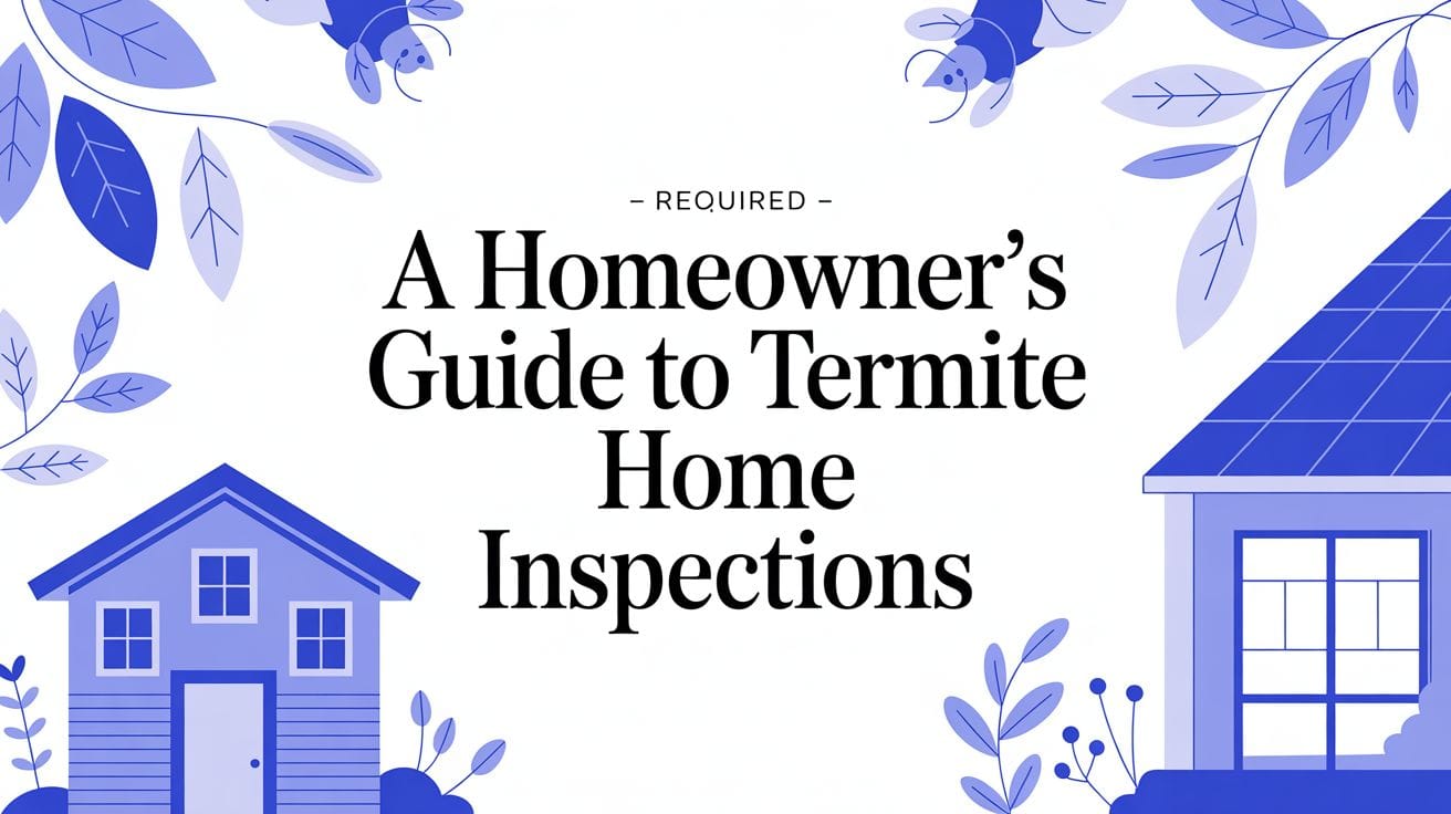 A Homeowner's Guide to Termite Home Inspections